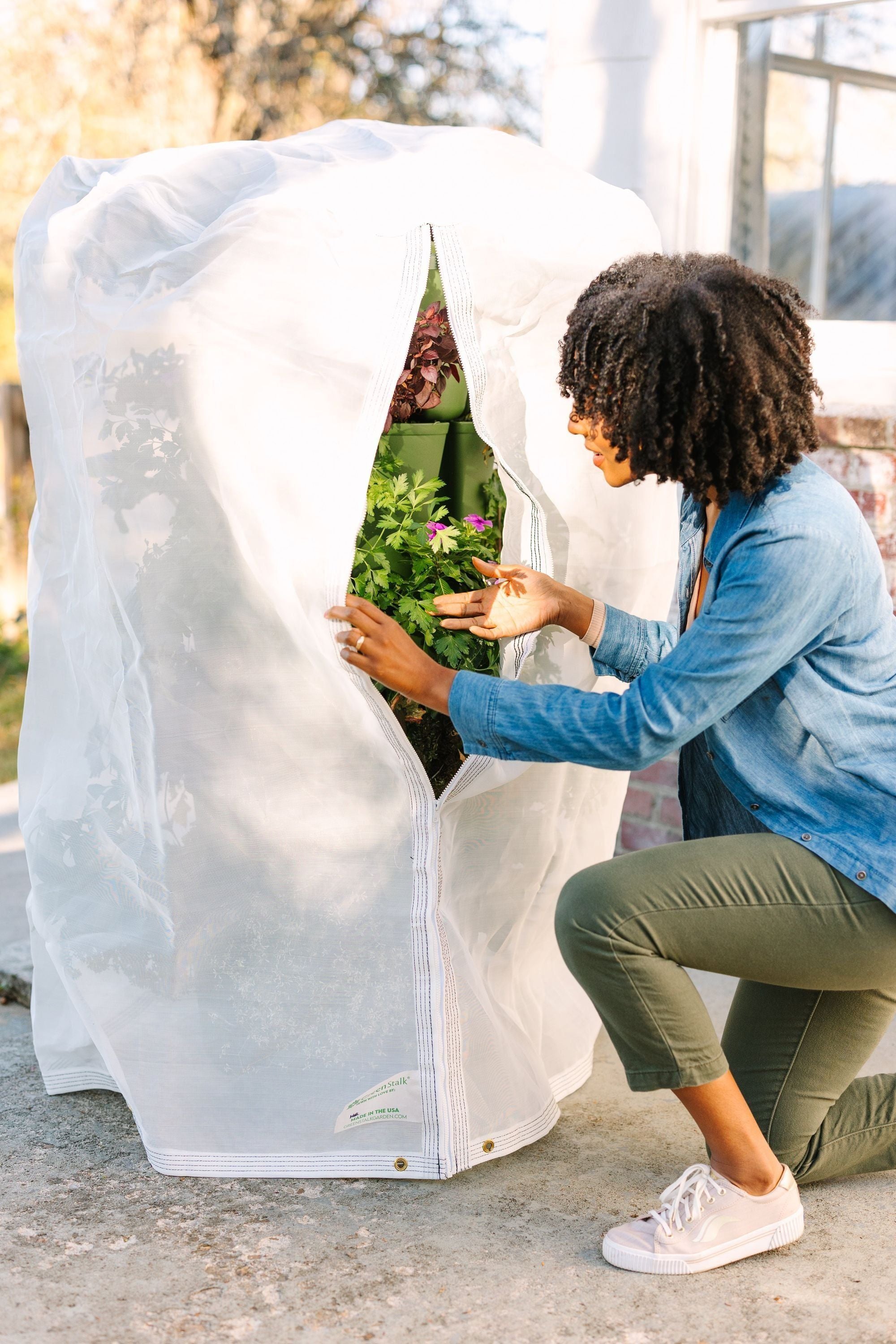 Insect + Frost Protection Cover | GreenStalk Garden