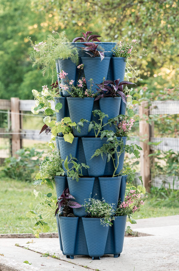 Vertical Planters - Basket Weave Texture | GreenStalk Garden