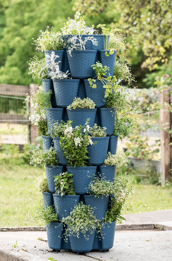 Vertical Planters - Basket Weave Texture | GreenStalk Garden