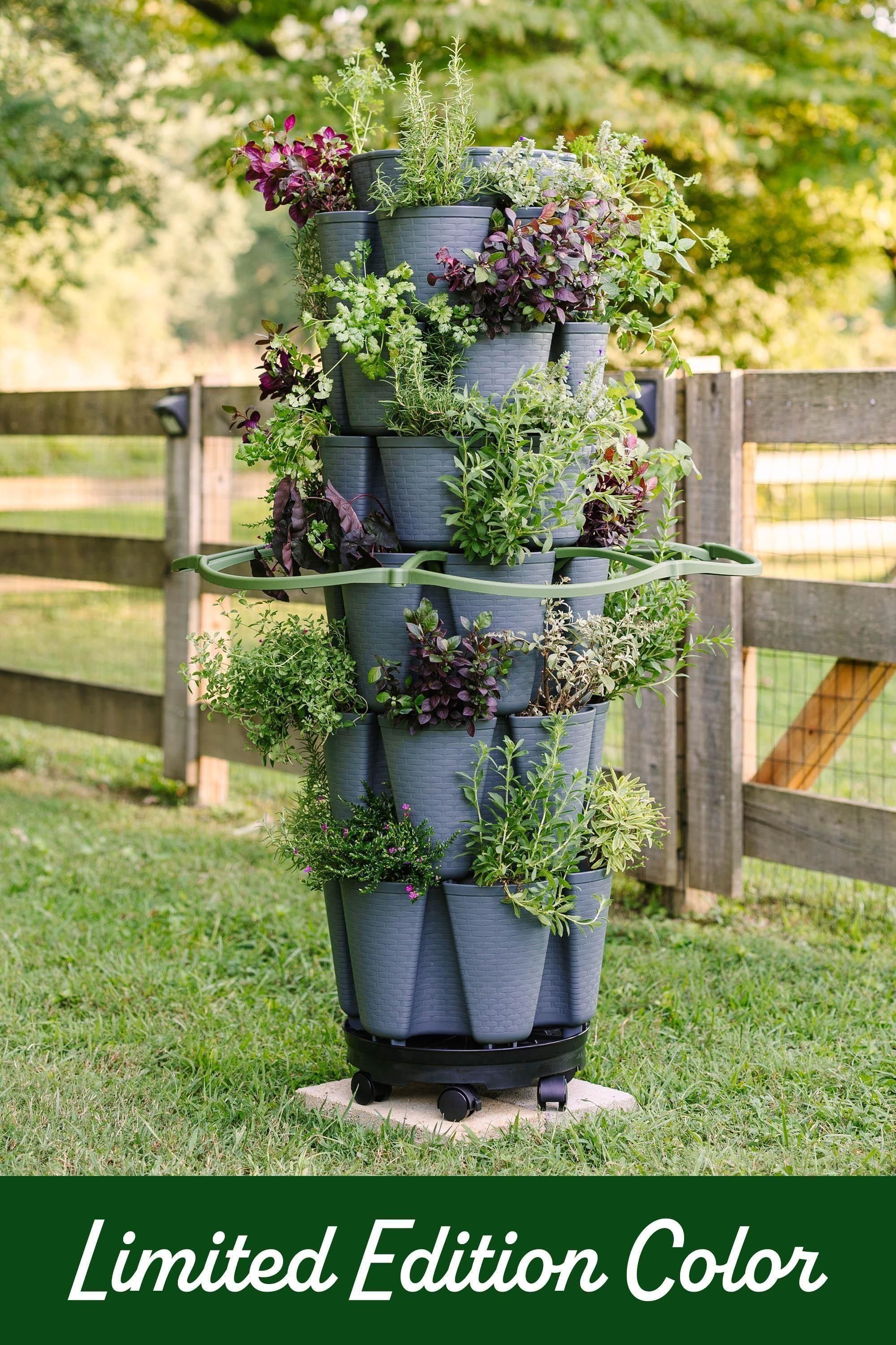 Vertical Planters - Basket Weave Texture | GreenStalk Garden